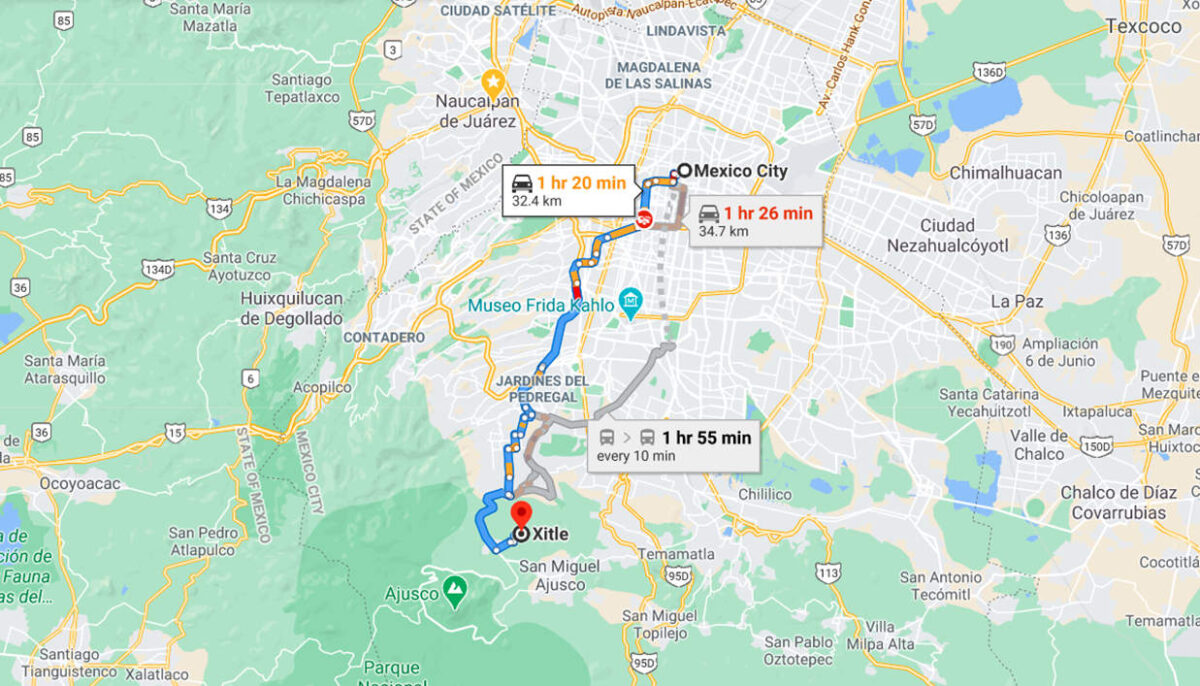 Guia para Volcan Xitle - Sur de Ciudad de México, Ajusco - Carbax travel